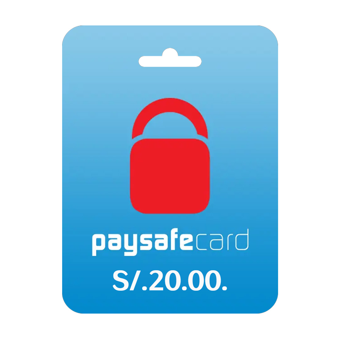 Codigo PaySafeCard 20 Soles - Fhalcon Gaming
