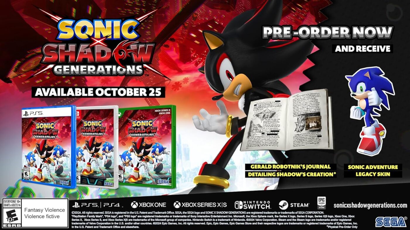 Sonic X Shadow Generations Nintendo Switch - Fhalcon Gaming
